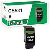 Amazon.com: CS531 CX532 Standard Yield Toner Cartridge 75M10K0 75M10C0 ...