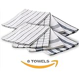Amazon.com: Ikea Dish Towel 101.009.09, Pack of 5, White, Red: Home ...