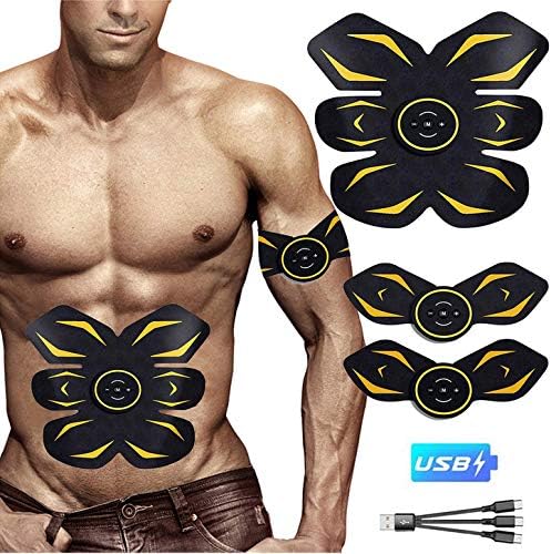 Abs Stimulator Muscle Stimulator, Protable Ab Trainer Muscle Toner ...