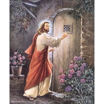 Amazon.com: Jesus Knocking On Your Door # 2 Religious Wall Picture Art ...