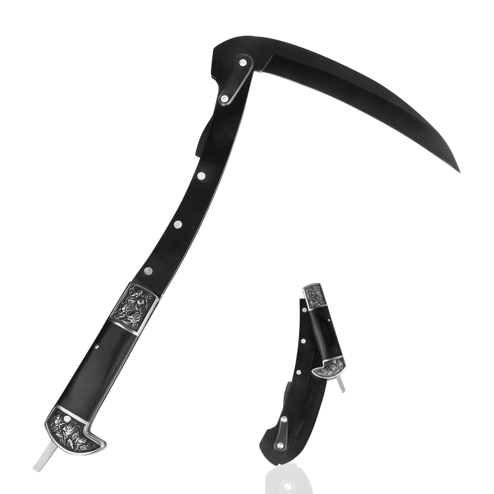 Mua Black Sharp Edge Folding Scythe, Two Section Foldable Sickle ...
