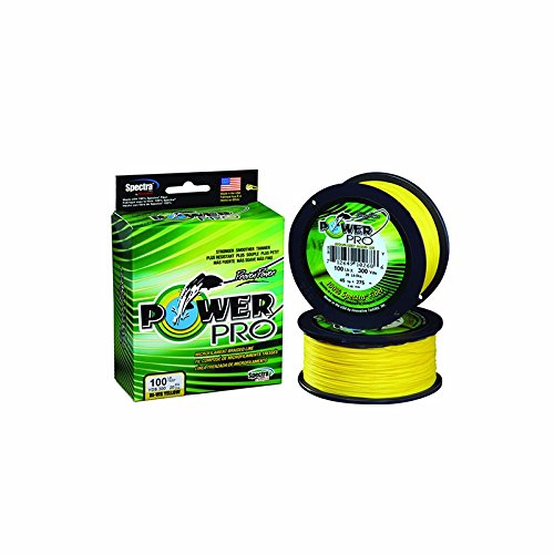 Power Pro PowerPro Braided Line 300 Yards. 80 lbs Tested, 0.017 ...
