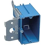 Carlon B121ADJ Outlet Box, New Work, 1 Gang, 3-3/4-Inch Length by 3-7/8 ...