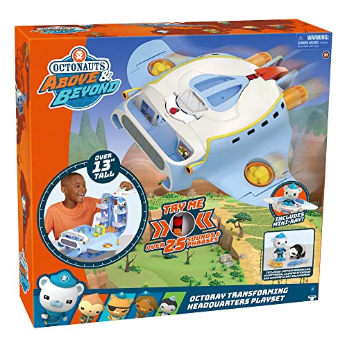 Octonauts Above & Beyond | Octoray Transforming Playset | 7 Pieces | 25 ...