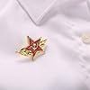 GuDeKe Soviet CCCP Red Star Sickle Hammer Symbol Emblem Lapel Pin Badge ...