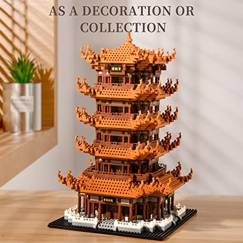 Micro Building Blocks Mini Blocks Yellow Crane Tower Building Sets ...