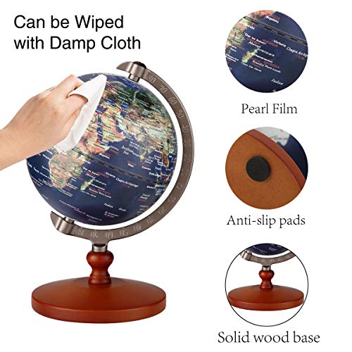 FUN GLOBE World Globe Desktop Education Geographic Interactive Earth ...