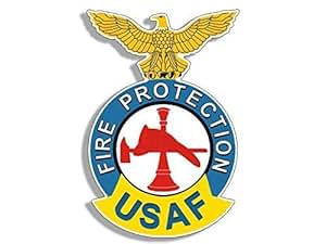 Amazon.com: GHaynes Distributing USAF FIRE PROTECTION Logo (air force ...