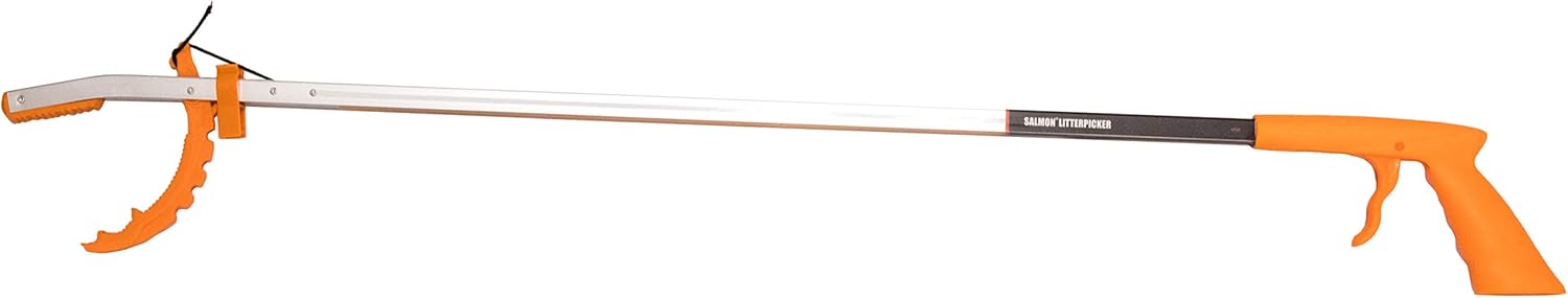 Litterpicker – Reacher Grabber with Fluorescent Tangerine Pistol Grip ...