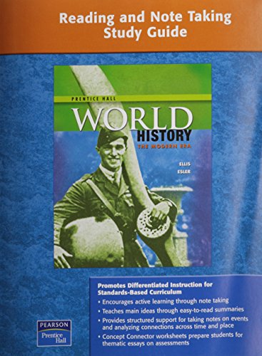 Amazon.com: PRENTICE HALL WORLD HISTORY READING AND NOTE TAKING STUDY ...