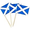 Amazon.com | Scotland Flag Scottish Flag, Small Mini Scotland Toothpick ...
