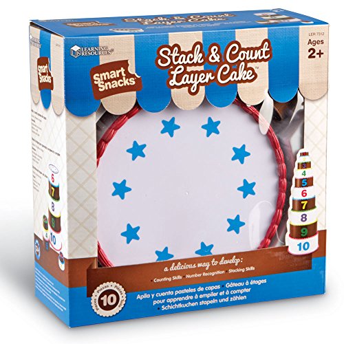 Learning Resources Stack and Count Layer Cake - 10 Pieces, Ages 18 ...