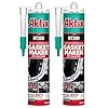 Akfix HT300 High Temp Silicone Sealant - RTV Gasket Maker, High Heat ...