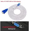 DTECH FTDI USB to Serial Adapter Cable RS232 DB9 Male Port FT232RL ...