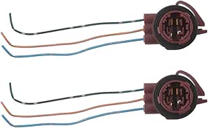 Amazon.com: GLL 2pcs Stradard 3157 3156 LED Bulbs Socket Holder Auto Car Plastic Waterproof Turn ...