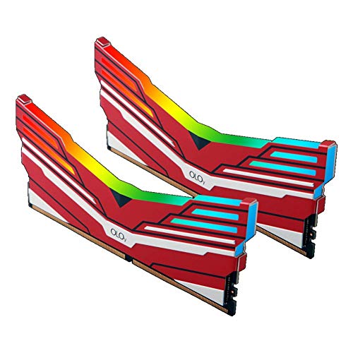 OLOy DDR4 RAM 16GB (2x8GB) Warhawk-R Rainbow Light RGB (Non-SYNC) 2400 ...
