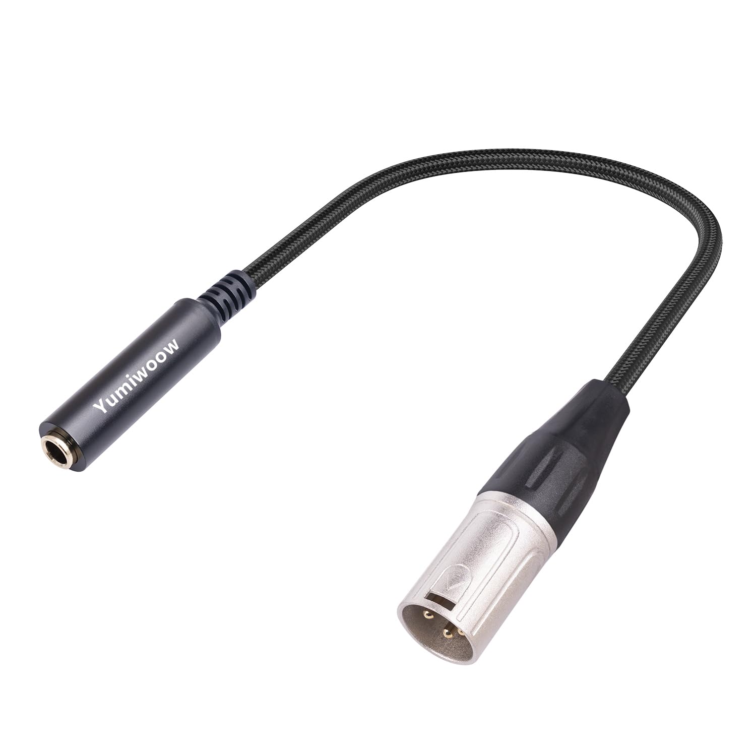 Yumiwoow XLR Male to 1/4" Female Cable, 3 Pin Male to 6.35mm Socket ...