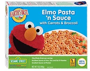 Earth's Best, Elmo Pasta 'n Sauce with Carrots and Broccoli, 7 oz ...