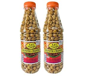 Amazon.com: R.B's Snacks Whole Pepper Channa (Spicy) - 12oz - Pack of 2