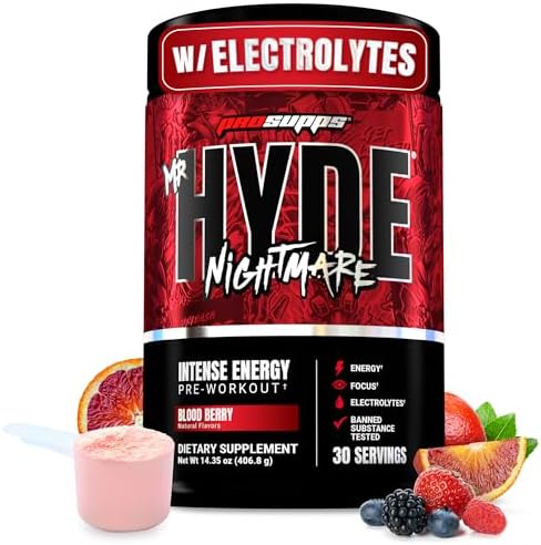 ProSupps Hyde Nightmare Pre-Workout Powder Energy Drink (30 Servings ...