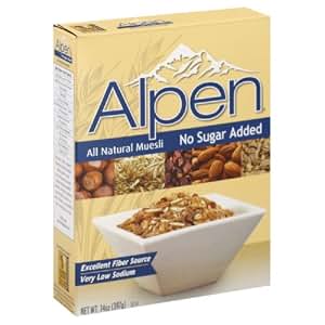 Amazon.com: Alpen Cereal, No Sugar Added, 14-Ounce Box (Pack of 2 ...