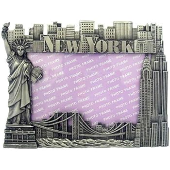Amazon.com - New York Picture Frame - Pewter, New York Picture Frames ...