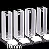 Quartz Cuvette - Spectrophotometer Cuvette - 4 pcs Standard 10mm Path ...