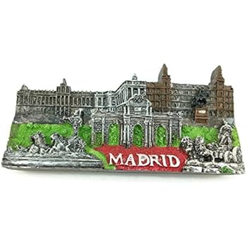 Amazon.com: MADRID Spain Souvenir Collection 3D Fridge Refrigerator ...