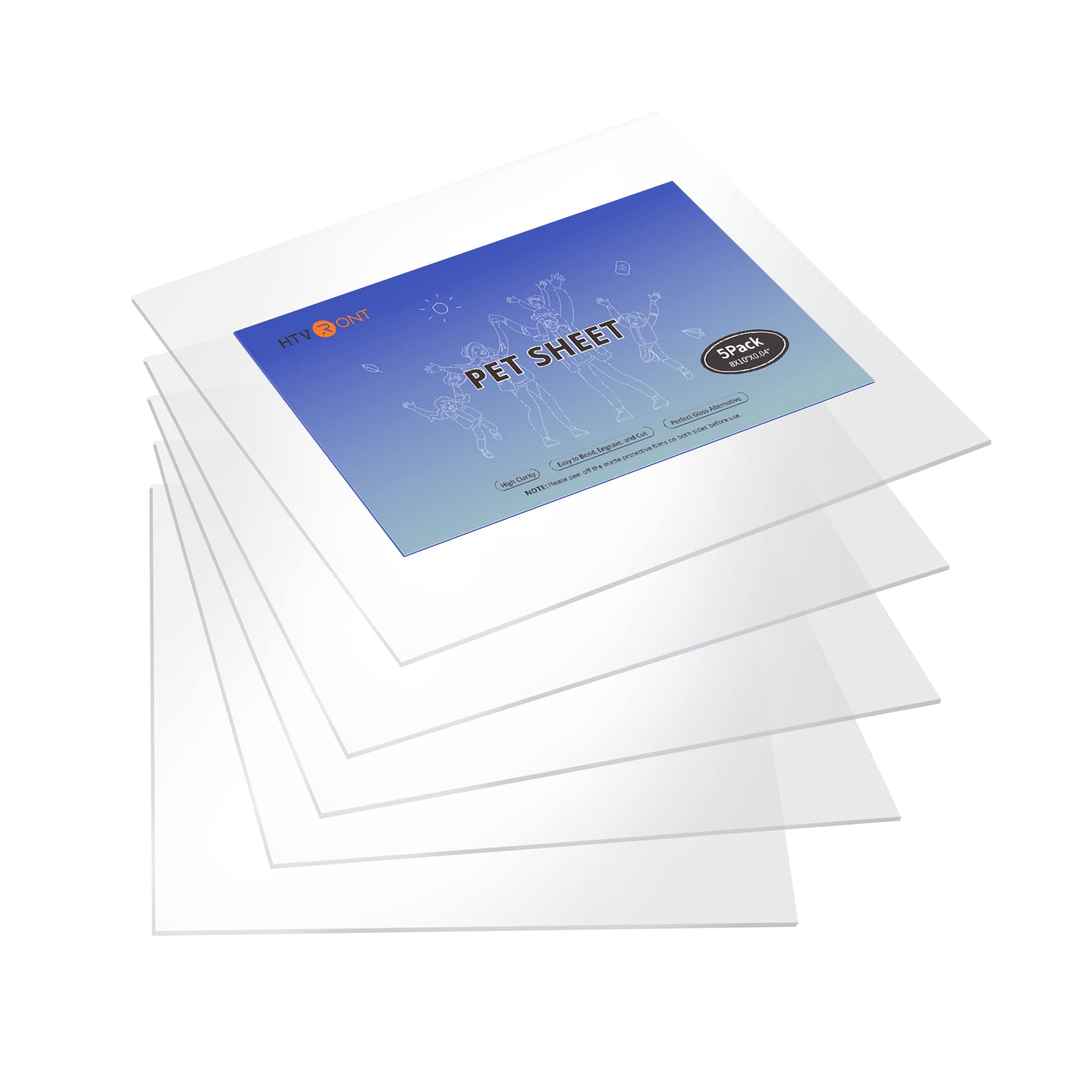 Mua HTVRONT Clear Plastic Sheets - 8x10" x 0.04" PET Plastic Sheet ...