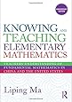 Knowing and Teaching Elementary Mathematics Teachers' Understanding of ...