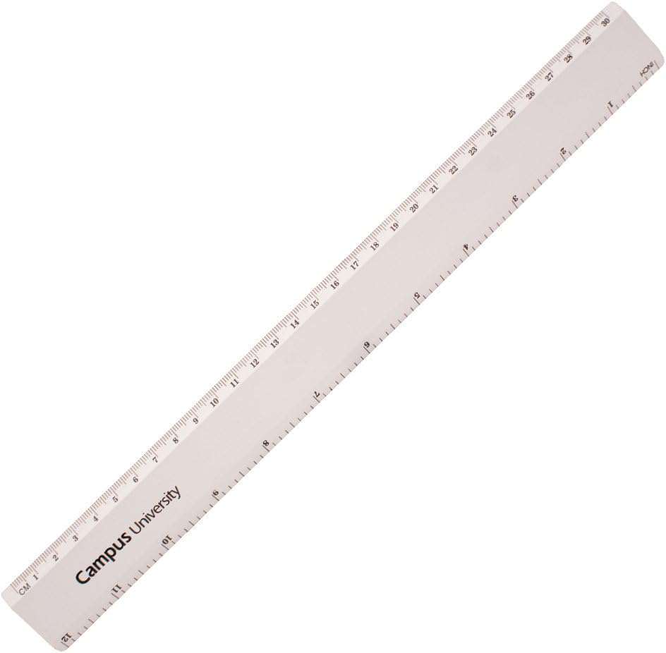 Campus University HL8603-30 – 30cm Aluminium Ruler - BigaMart