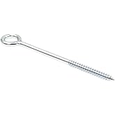 Amazon.com: Prime-Line 9067941 Screw Eye, Lag Thread, 3/8 in X 4-1/2 in ...