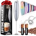 Amazon.com: Zulay Kitchen Milk Frother Wand (2 Duracell Batteries ...