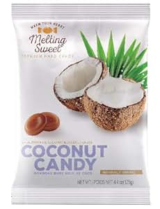 Amazon.com : Melting Sweet Premium Individually Wrapped Coconut Hard ...
