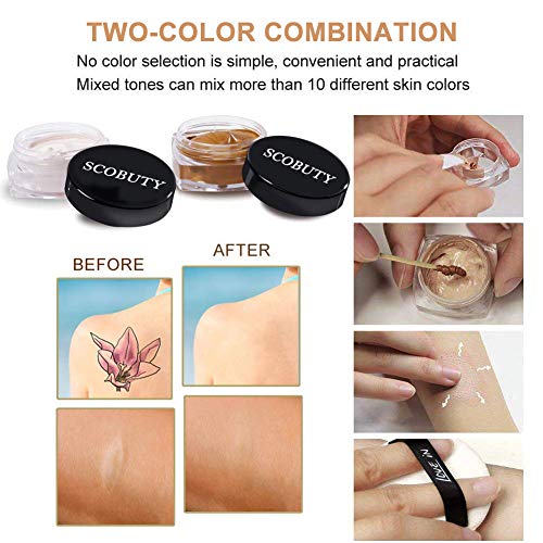Scar Concealer,Concealer Cream, Tattoo Concealer, cover stick concealer ...