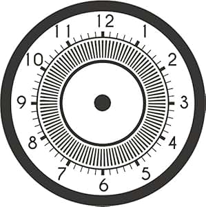 Amazon.com: Beautiful Vintage Classic Analog Clock Face Vinyl Decal ...