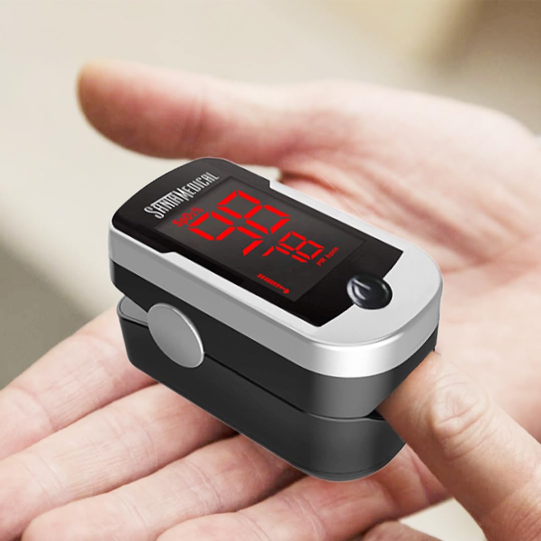 Mua Deluxe SM-110 Finger Pulse Oximeter with Carry Case and Neck/Wrist Cord trên Amazon Mỹ chính ...