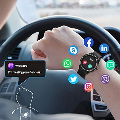 DoSmarter Fitness Watch, 1.3" Touchscreen Smart Watch with Heart Rate ...