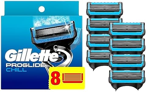 Gillette ProGlide Chill Men’s Razor Blades, 8 Blade Refills price in ...