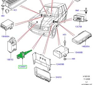 Amazon.com: Genuine LAND ROVER TWEETER SPEAKER FRONT OR REAR LR3 LR4 ...