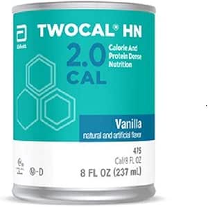 Twocal HN Calorie and Protein Dense Nutrition, Ready to Use, Vanilla, 8 ...