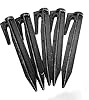 EMBerg (100 Count) Plastic Boundary Wire Stakes Lawn Pegs Landscape ...