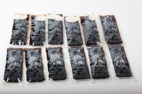 Amazon.com : Chinese Soy Sauce Packets (500 Packets) Panda Packets ...