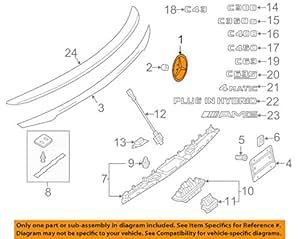 Amazon.com: MERCEDES-BENZ 2058174500 GENUINE OEM EMBLEM: Automotive