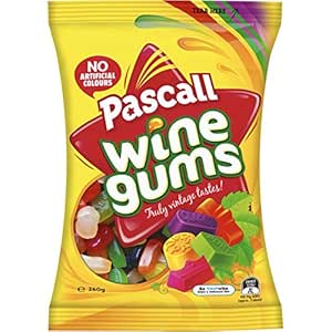 Amazon.com : Pascall Wine Gums Candy 260 Gram Bag : Grocery & Gourmet Food