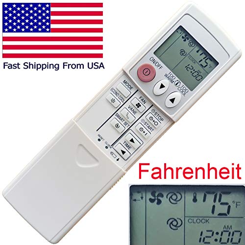 CHOUBENBEN Replacement Mitsubishi Electric Mr Slim Air Conditioner Remote Control KM09E ...