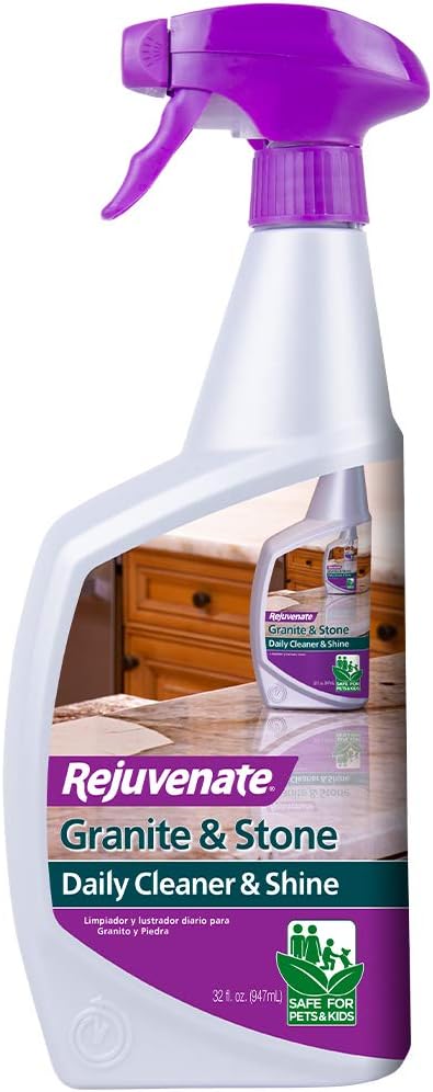 Amazon.com: Rejuvenate Granite & Stone Daily Countertop Cleaner & Shine ...