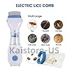 Electric Lice Vacuum Comb for Hair Treatment and Removal - Hair Cleaner ...