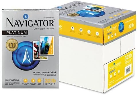 Amazon.com : Navigator Platinum Paper, 99 Brightness, 32 lb., 8-1/2 x ...