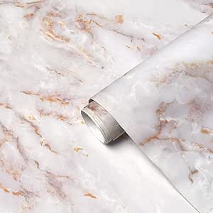 Amazon.com: Marble Contact Paper for Countertops Marble Wall Paper ...